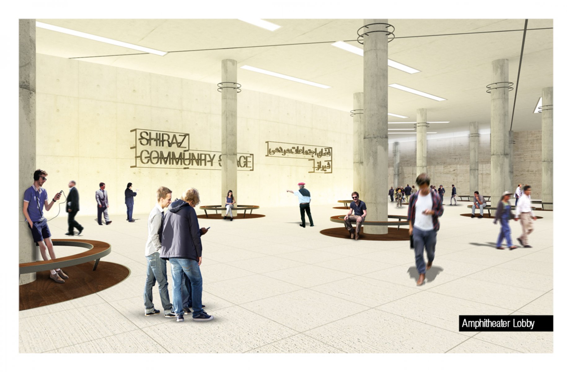 "Social Interaction" In Design Of Shiraz Community Space on Morpholio
